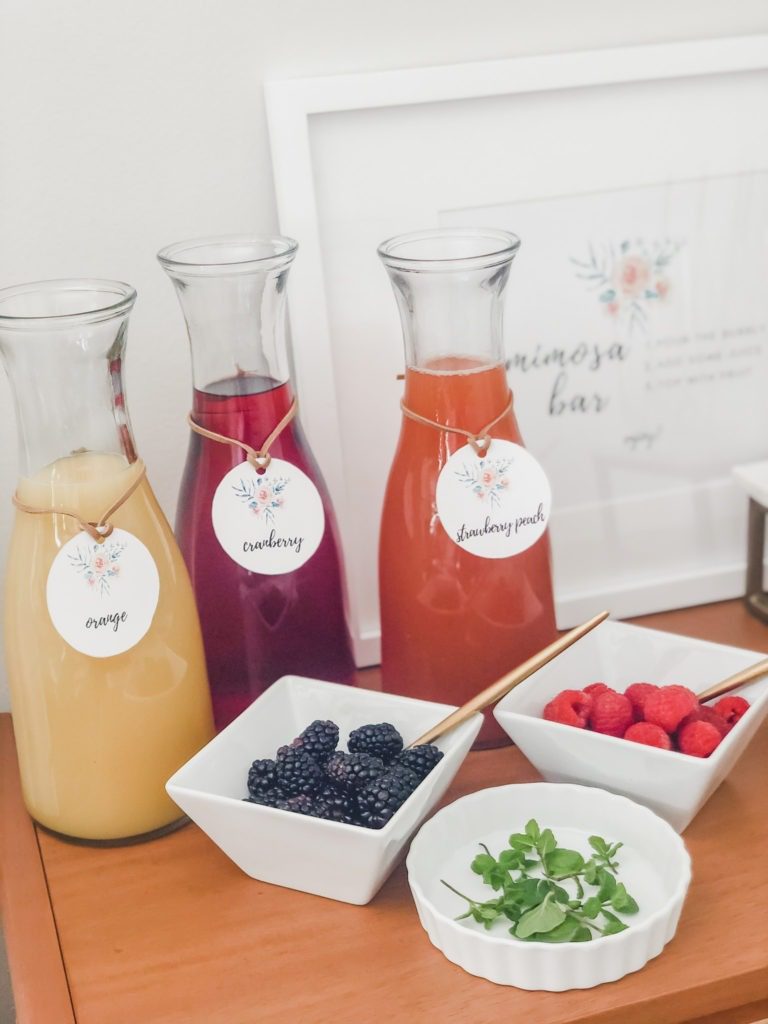 7 Spring Mimosa Bar Set Up Essentials - hostessology