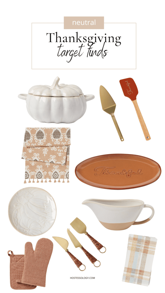 Neutral Thanksgiving Decor: Target Finds for Your Table Top - hostessology